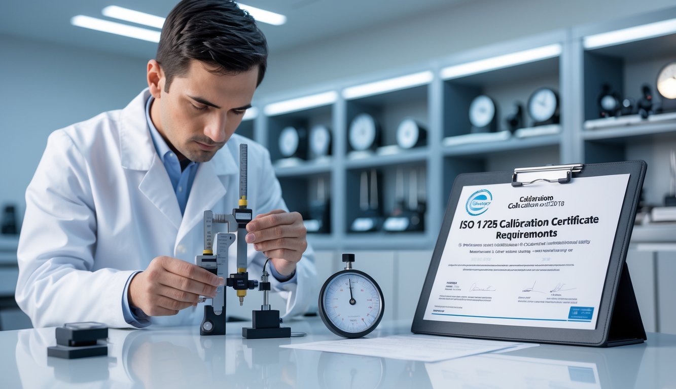 ISO 17025 Calibration Certificate Requirements