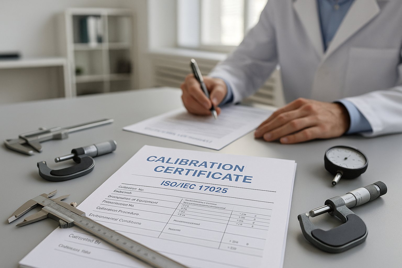ISO 17025 Calibration Certificate Requirements